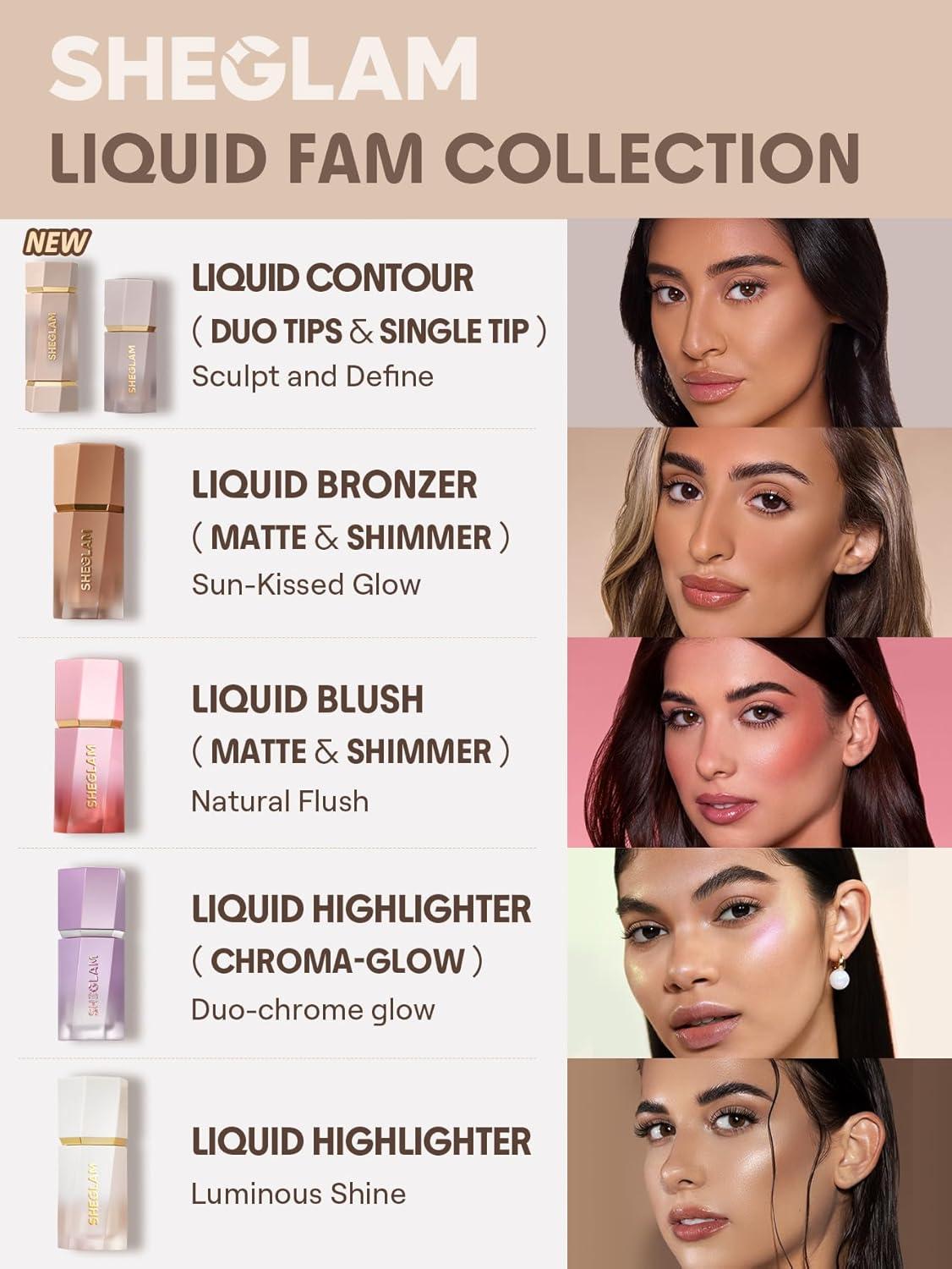 SHEGLAM Precision Sculpt Liquid Contour Duo-Soft Tan(Clay) - SHEGLAM ...